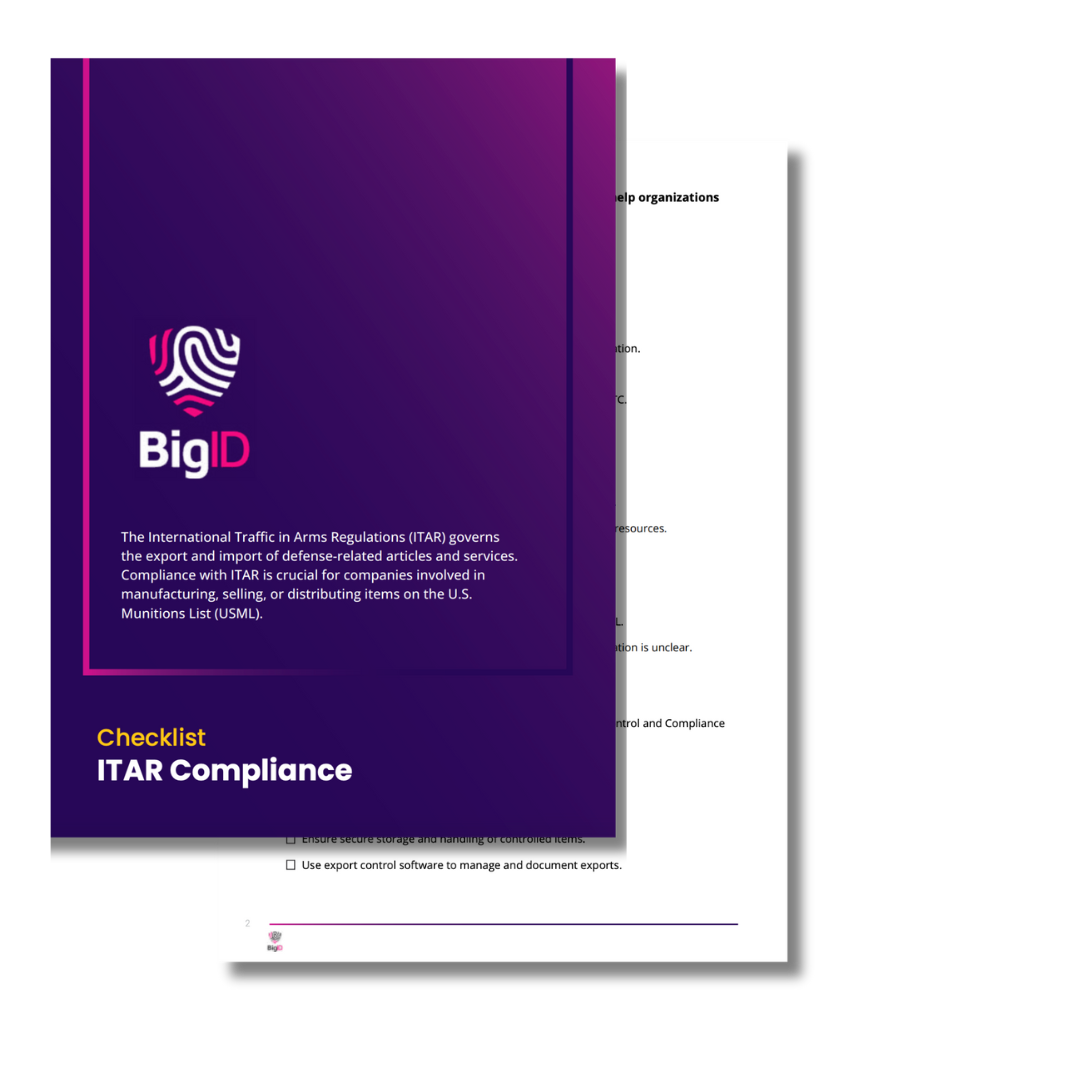 ITAR Compliance Checklist